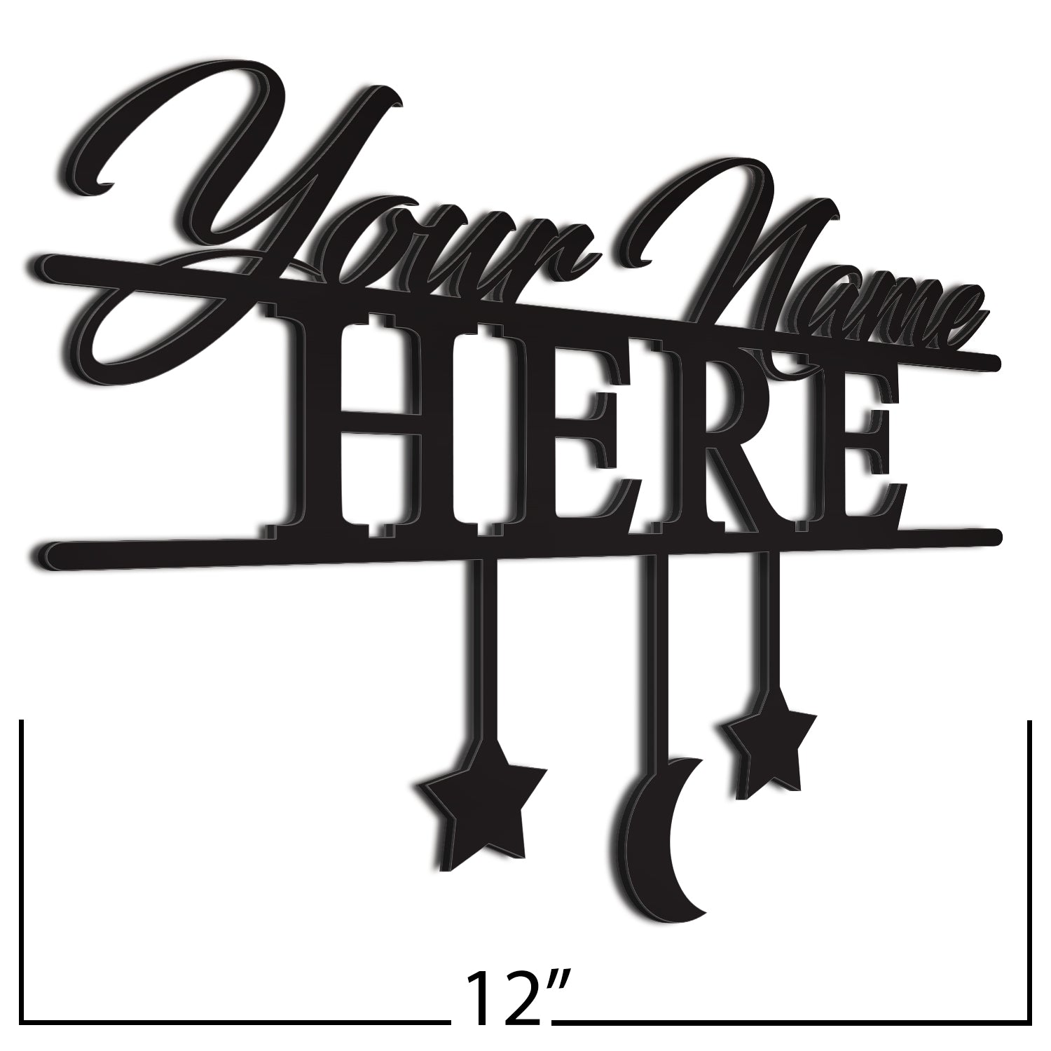 Personalized Sign for baby nursery & toddler room walls. - Jass Graphix