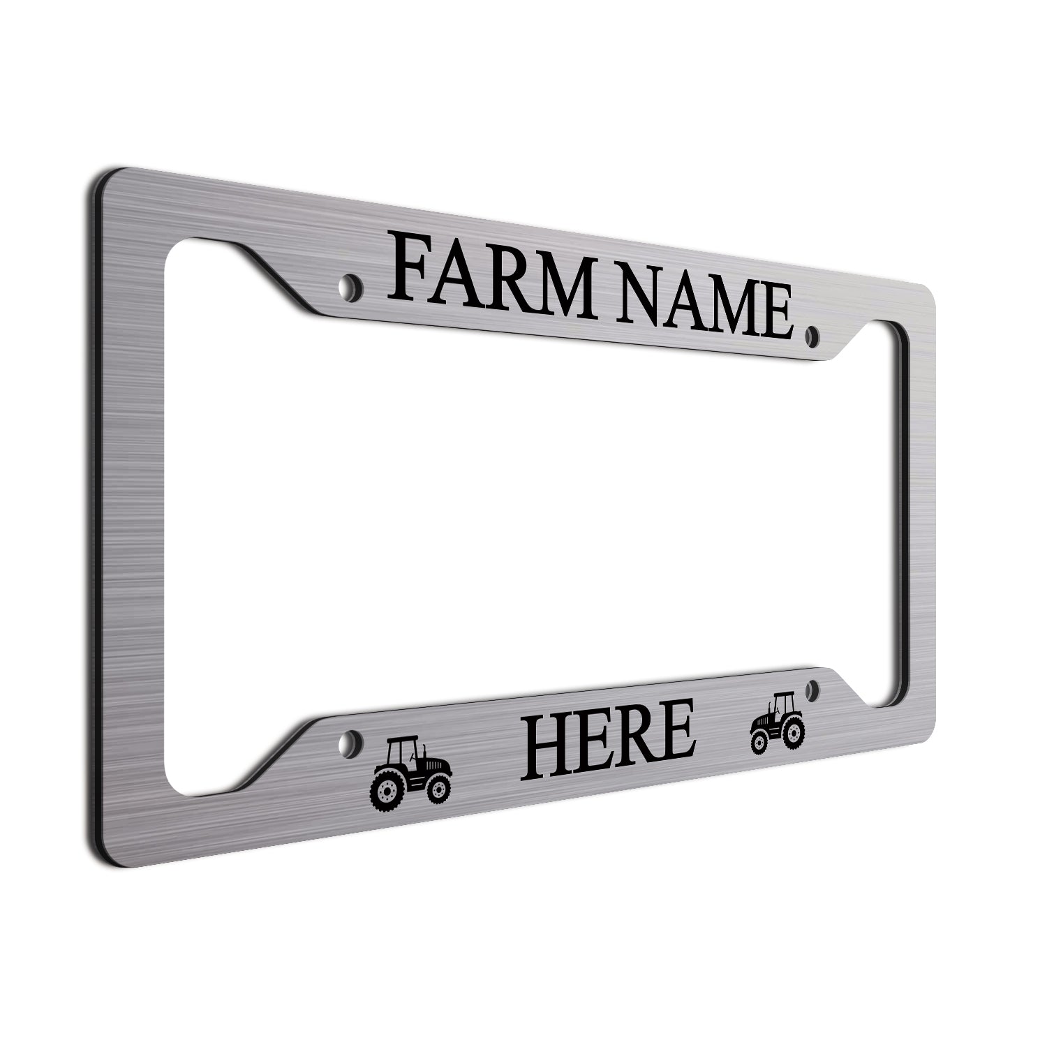 Personalized License Plate Frame For farmers - Jass Graphix