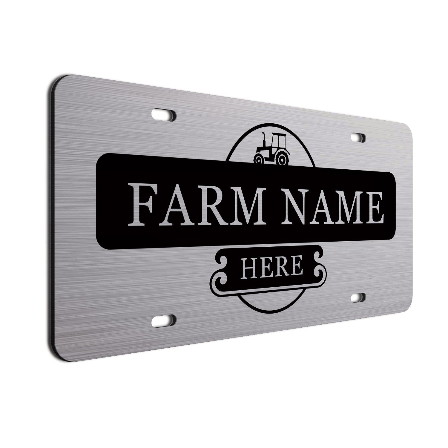 Personalized Farmers License Plates. Choice of tag colors. Beautiful ...