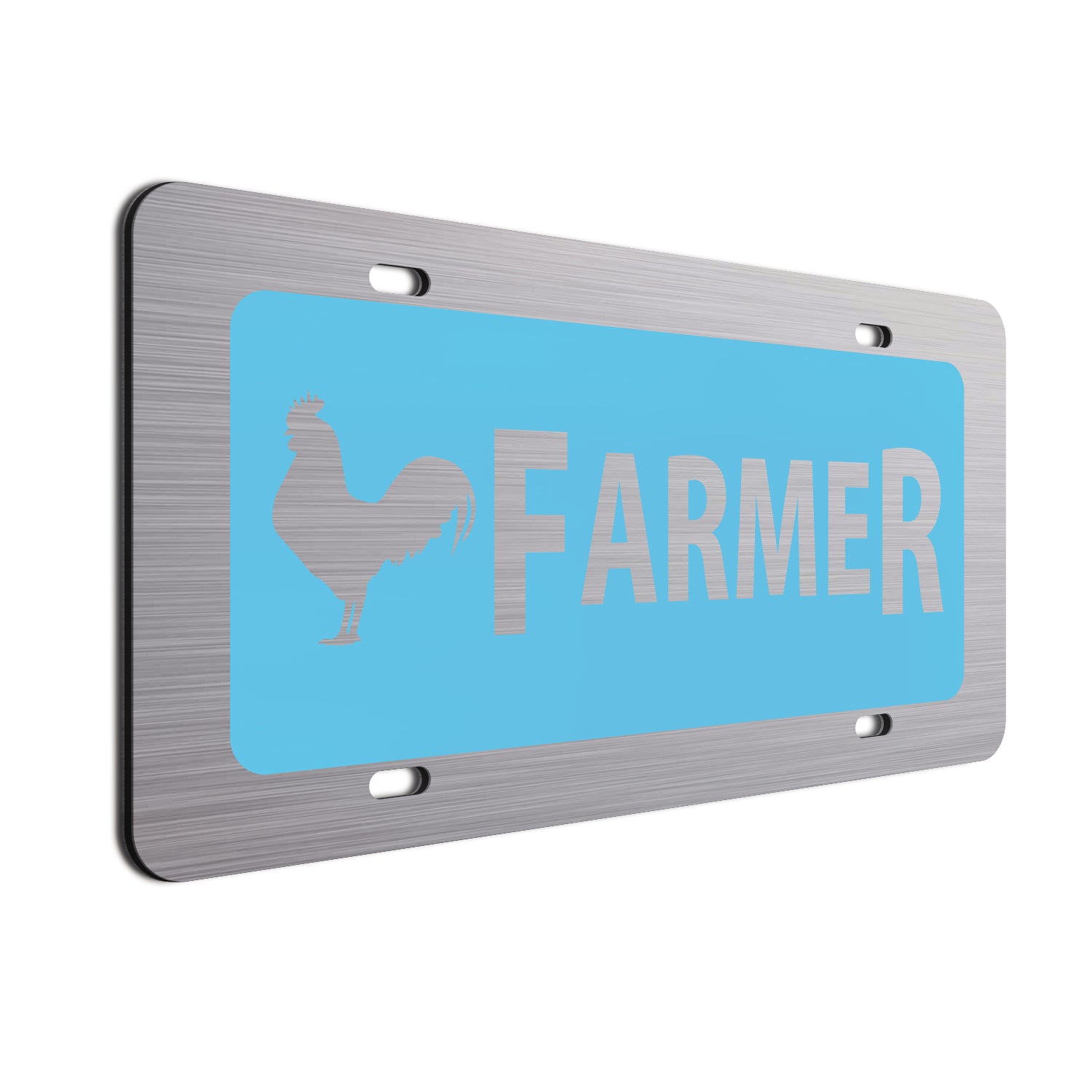 Chicken Farmer License Plate and wall decor - Jass Graphix