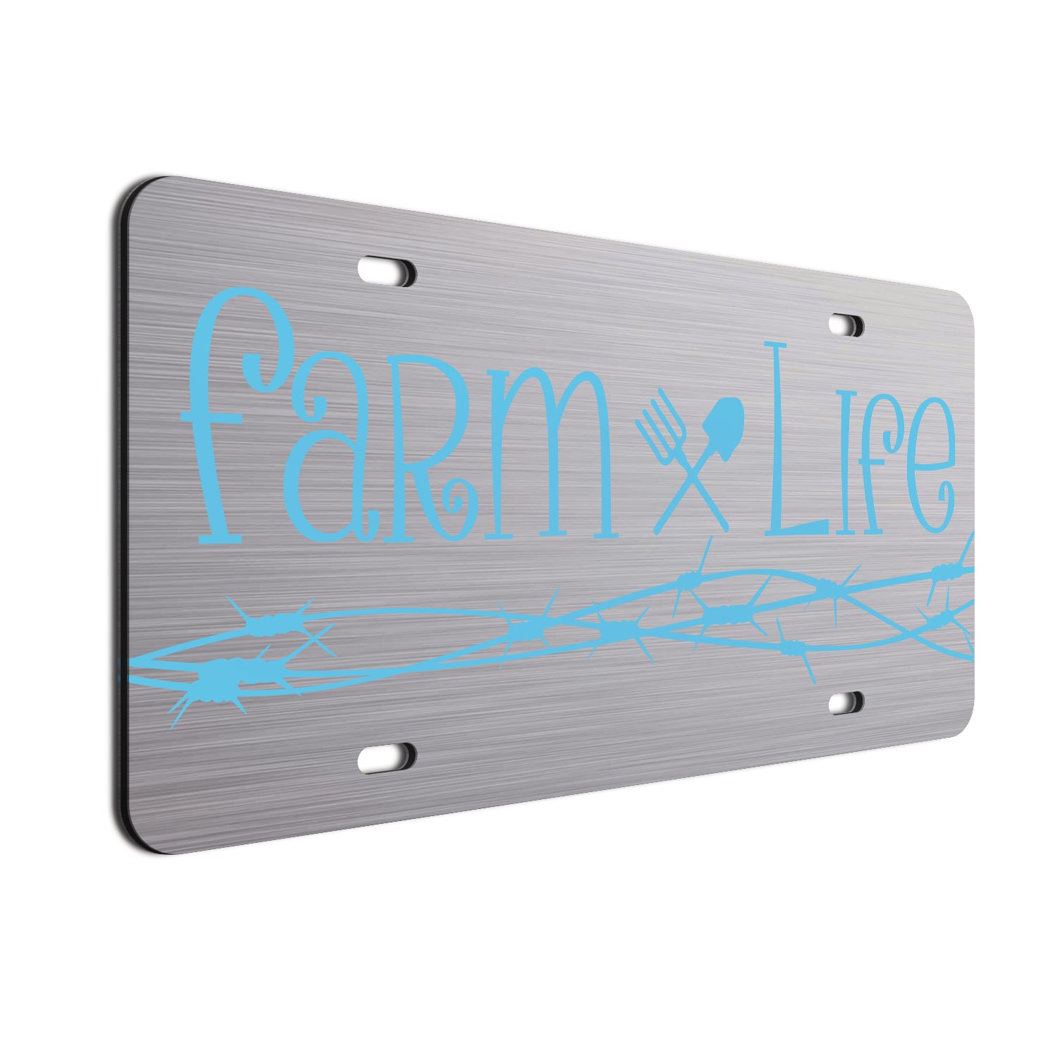 Farm Life License Plate for Farmers - Jass Graphix