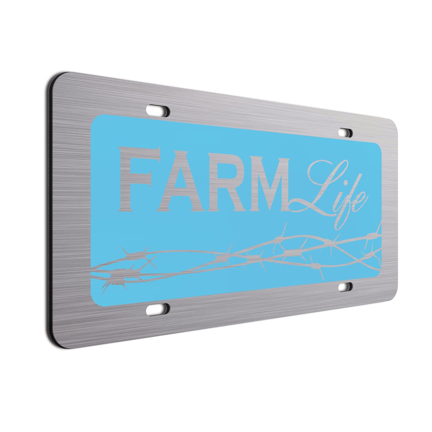 Farm Life License Plate - Jass Graphix