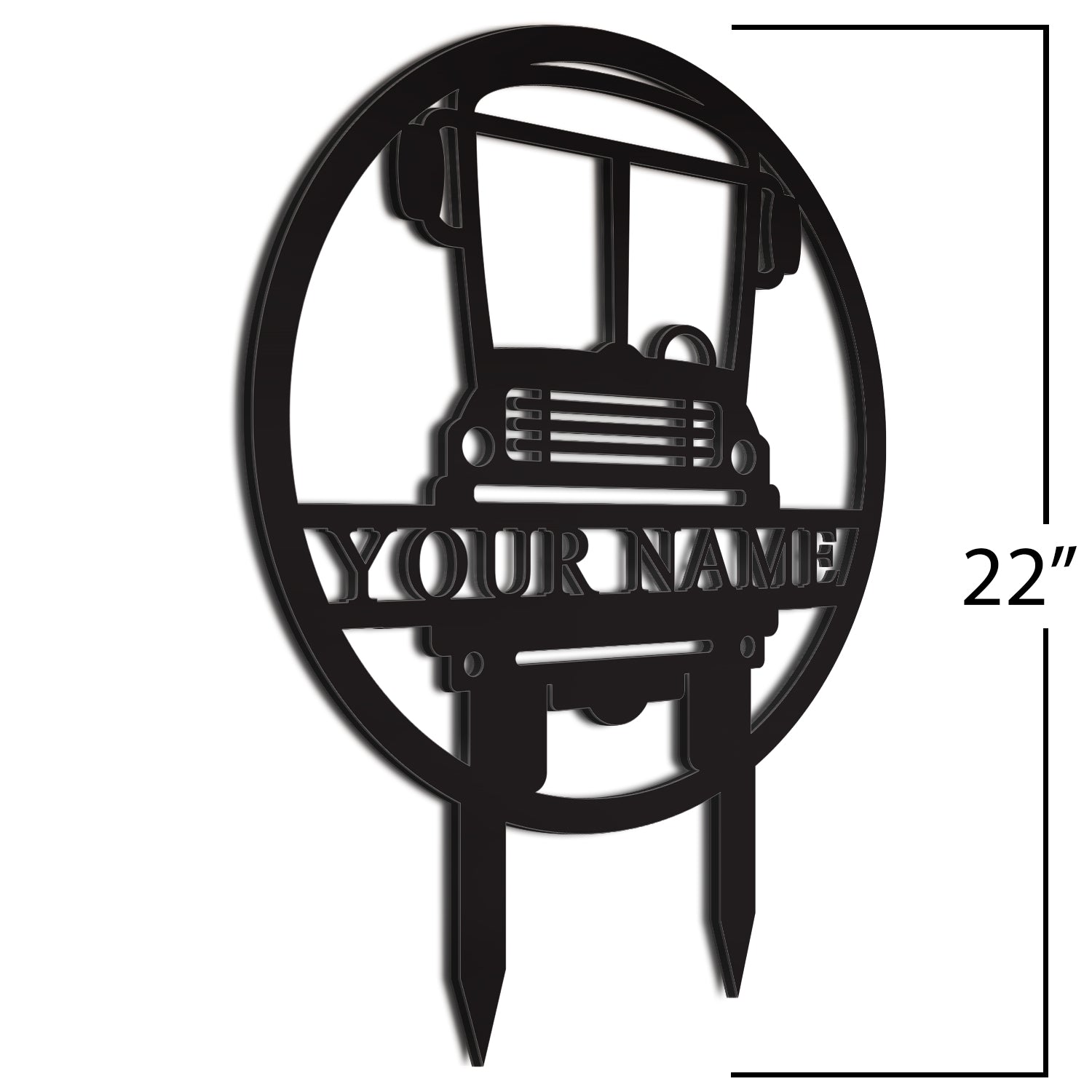 Bus Driver Yard Sign Custom Yard Sign Gift for Bus Driver - Jass Graphix